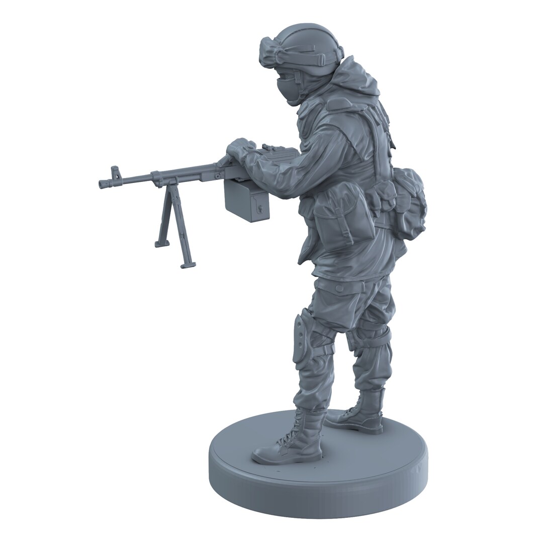 Russian Soldier With RPK - Etsy