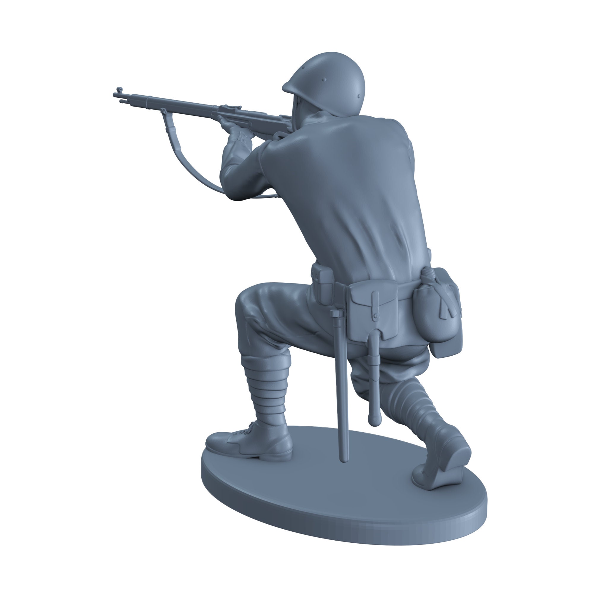 Russian Soldier Shooting While Crouching. - Etsy
