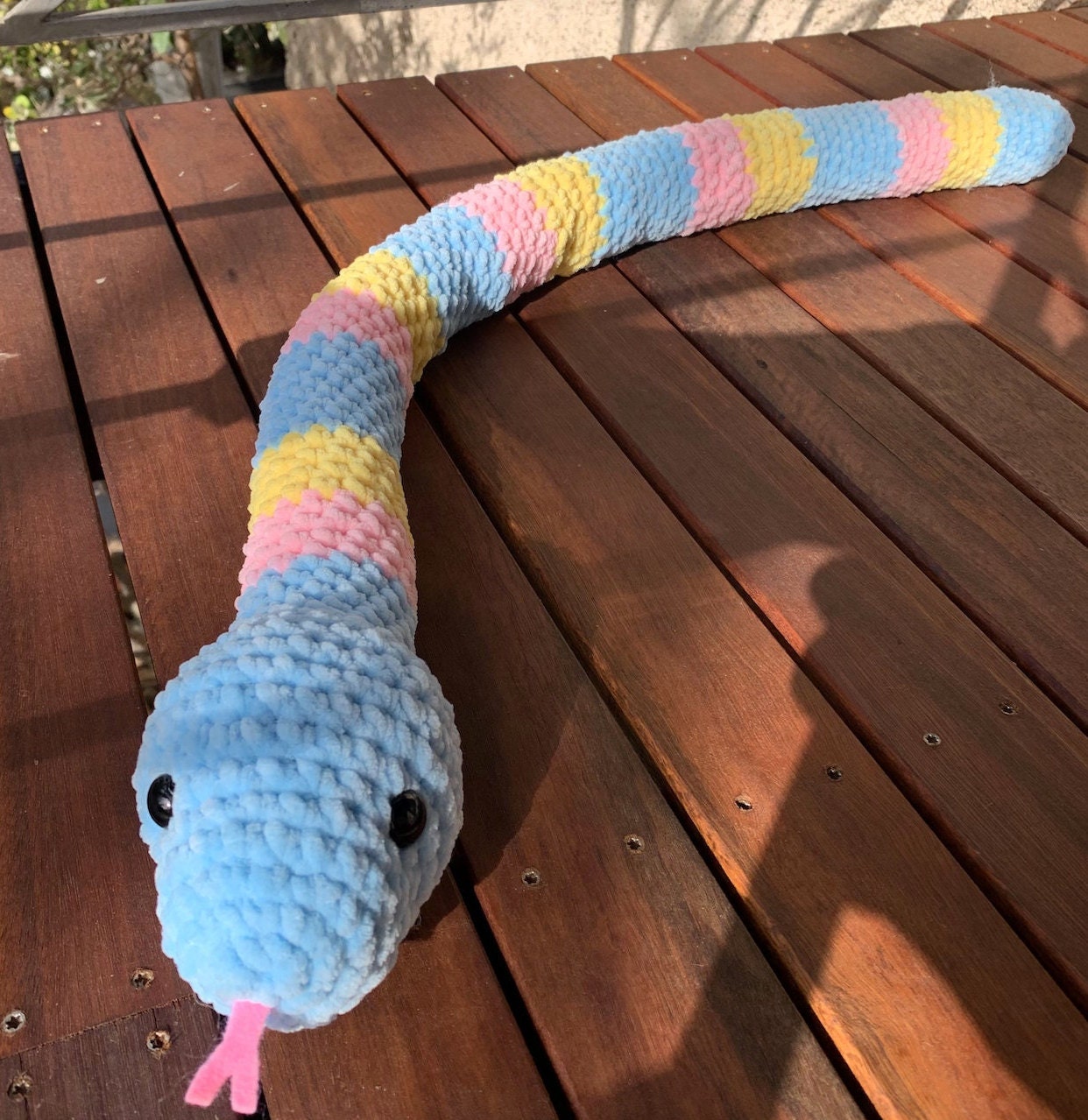 Huge Crochet Snake - Etsy
