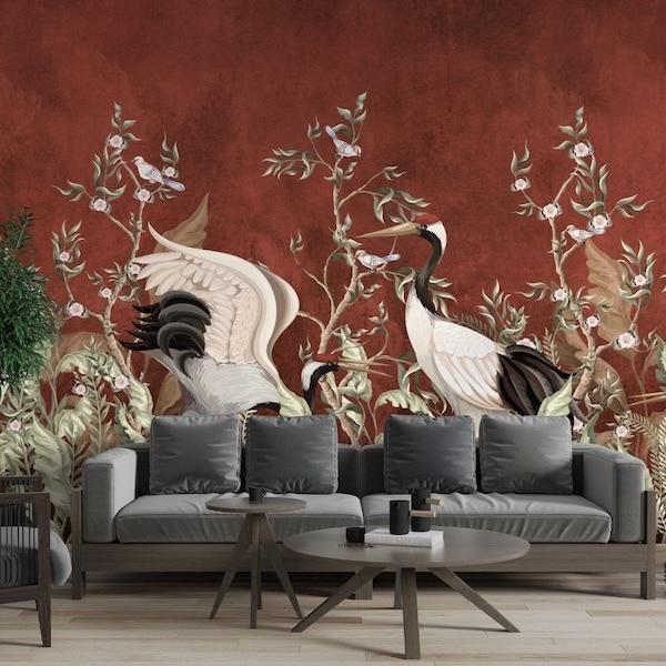 Bird Wall Mural - Etsy