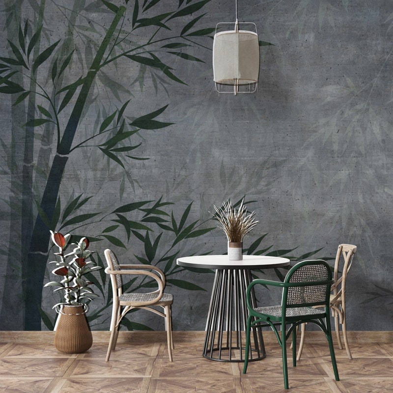 Bamboo Wallpaper - Etsy