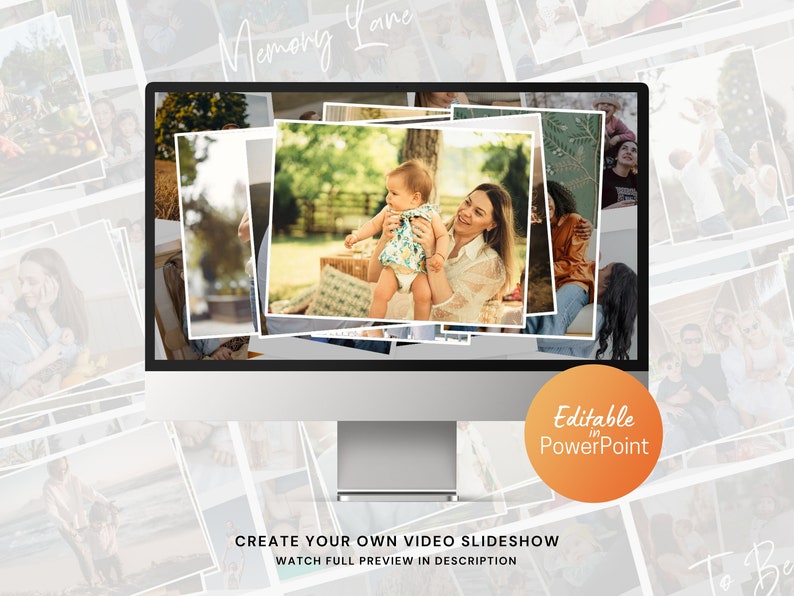 Memory Lane Photo Slideshow Video Powerpoint Template for Family ...