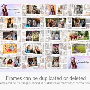 Graduation Slideshow Video Template for Canva | Editable Graduation ...