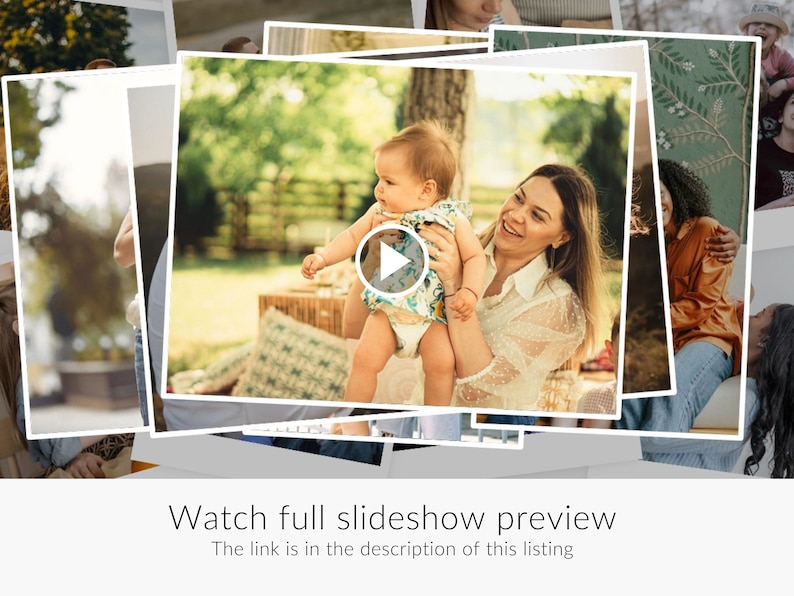 Memory Lane Photo Slideshow Video Powerpoint Template for Family ...