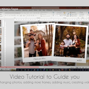 Memory Photo Slideshow Video Powerpoint Template for Family - Etsy