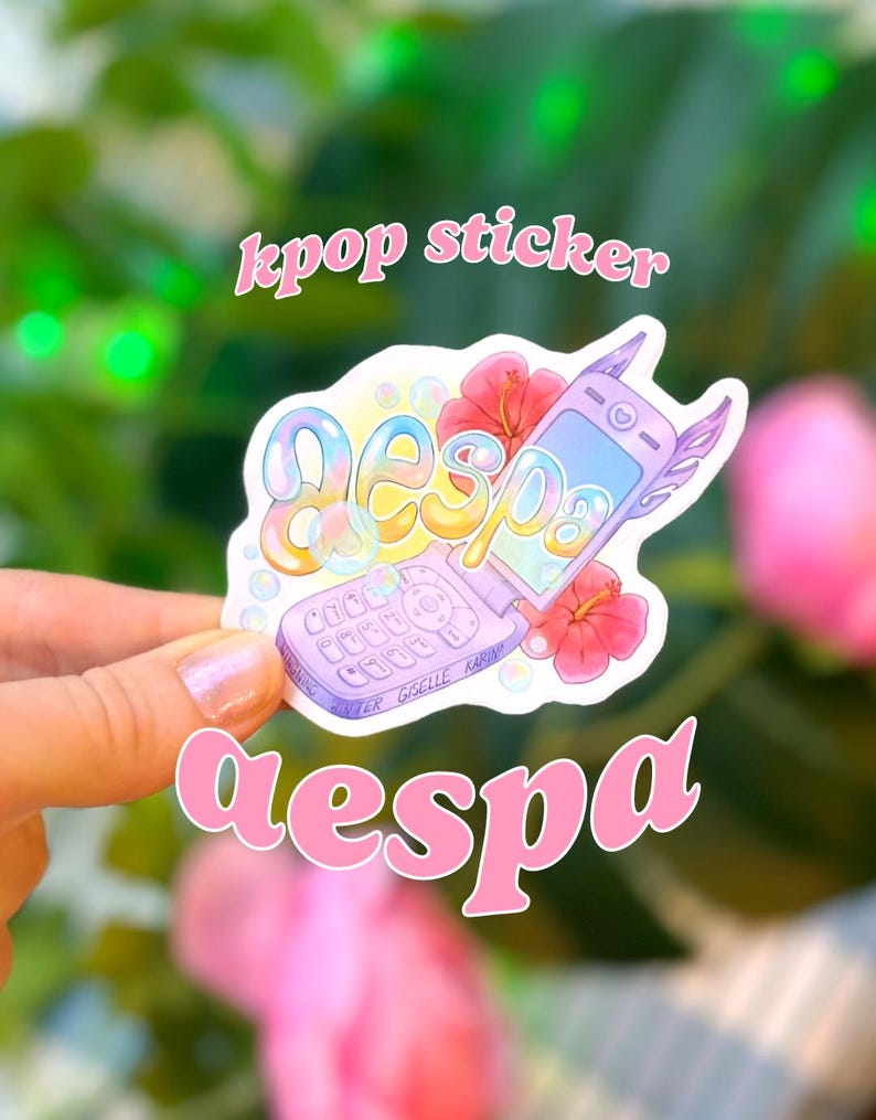AESPA Sticker Kpop Logo - Etsy