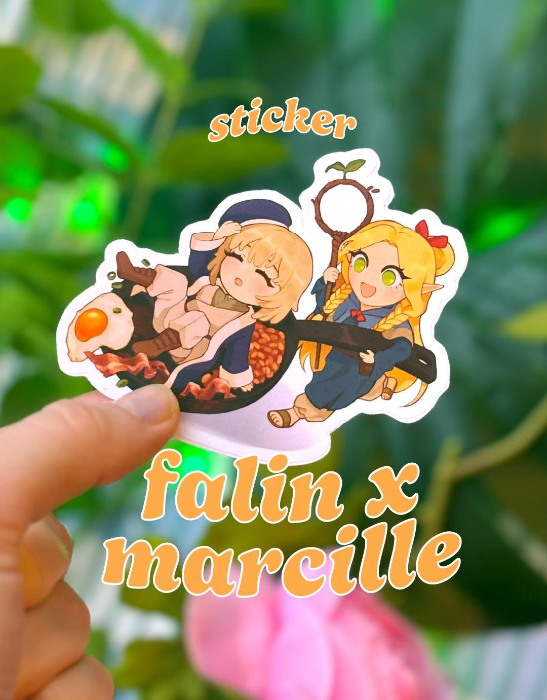 Falin X Marcille Sticker (delicious in Dungeon) - Etsy