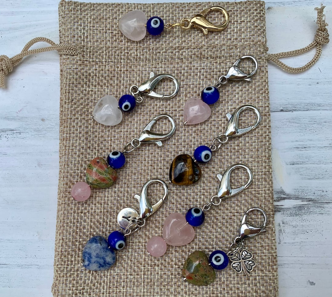 Evil Eye Pet Crystal Charm | Custom Pet Collar Charm | Pet Protection ...