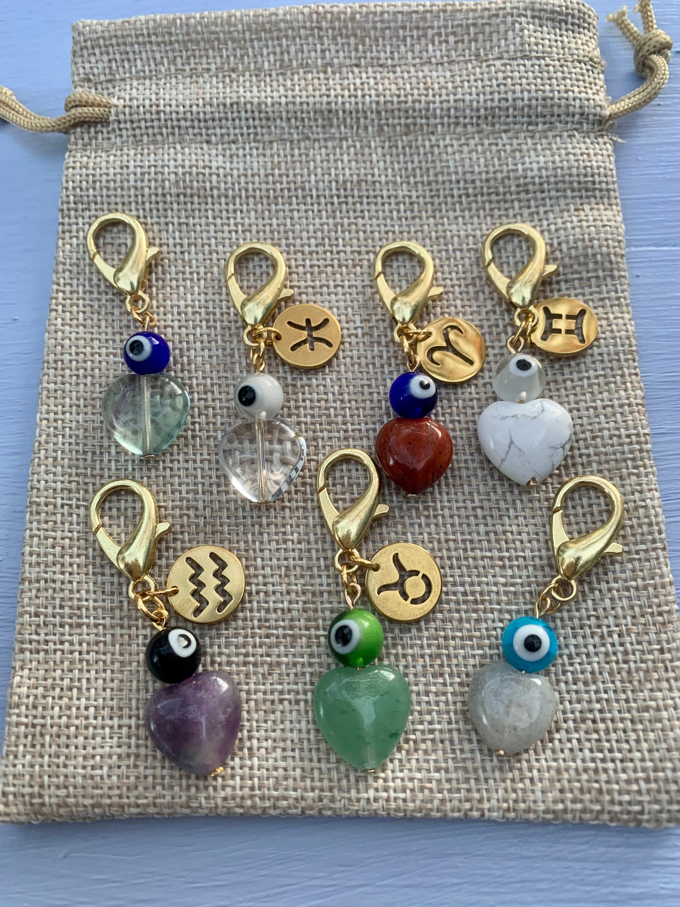 Evil Eye Pet Charm | Cute Pet Tag | Pet Protection Charm | Amethyst Pet ...