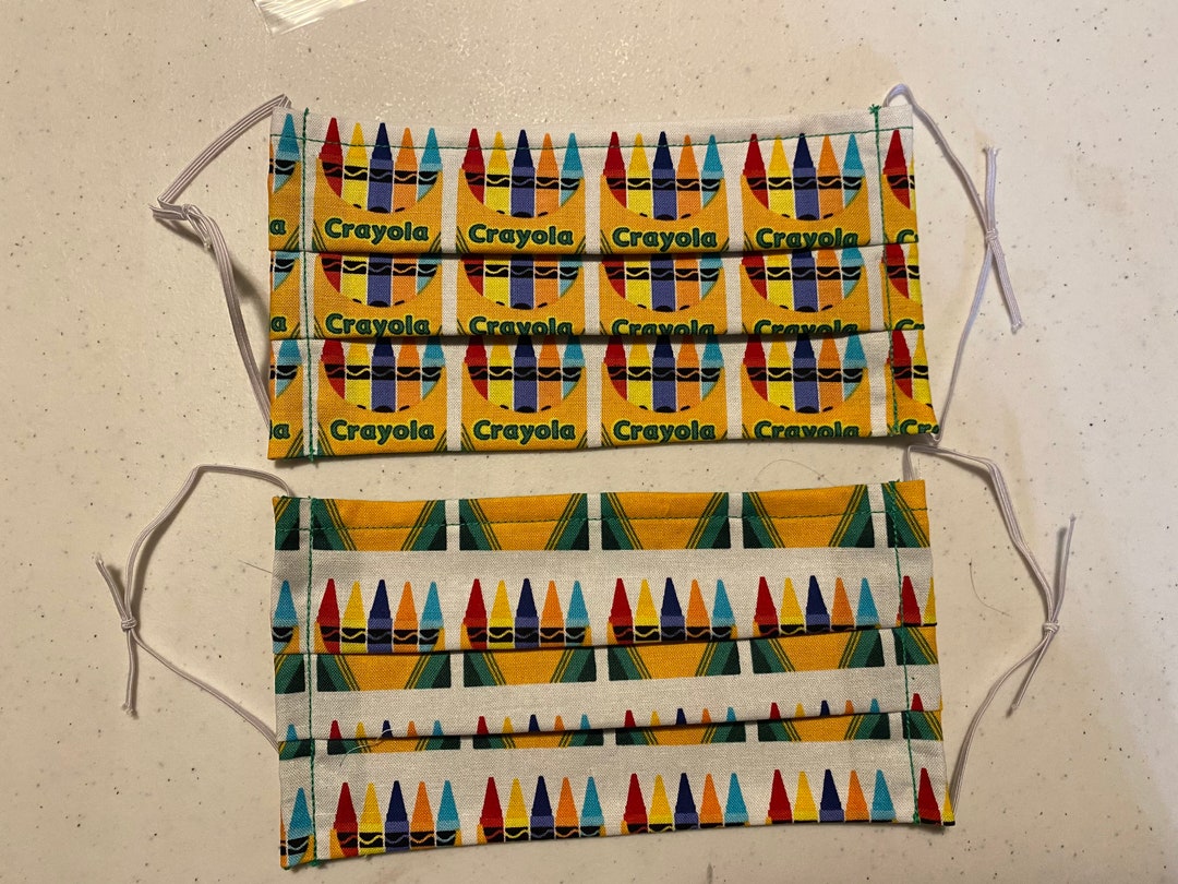 Crayon Box Face Mask - Etsy