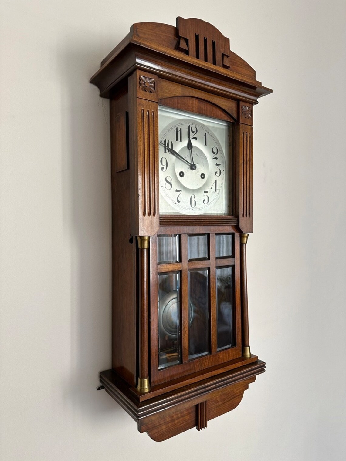 Junghans Santander Wall Clock (1907) Germania Gong - Etsy