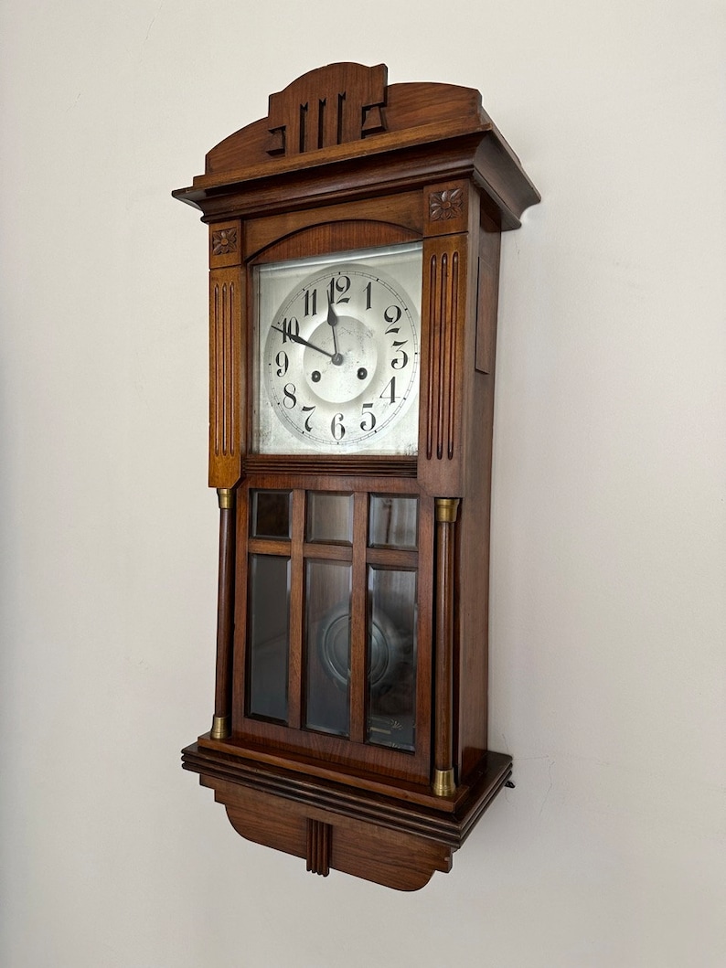 Junghans Santander Wall Clock (1907) Germania Gong - Etsy