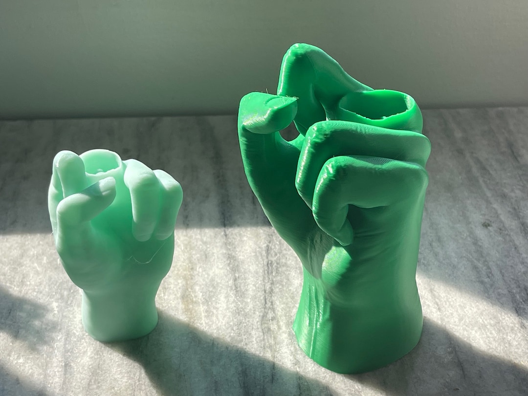 3D Printed Collapsing Middle Finger Fidget Gag Gift - Etsy