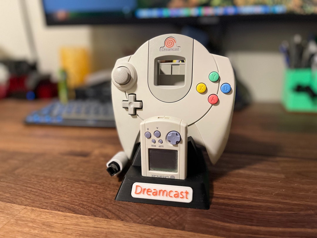 Sega Dreamcast Controller and VMU Display - Etsy