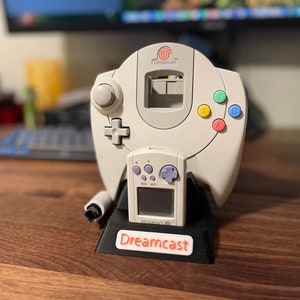 Sega Dreamcast Controller and VMU Display - Etsy