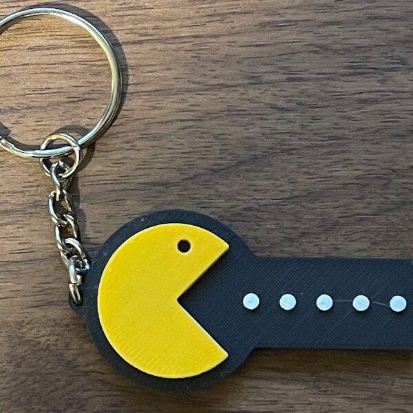 Pacman Keychain - Etsy