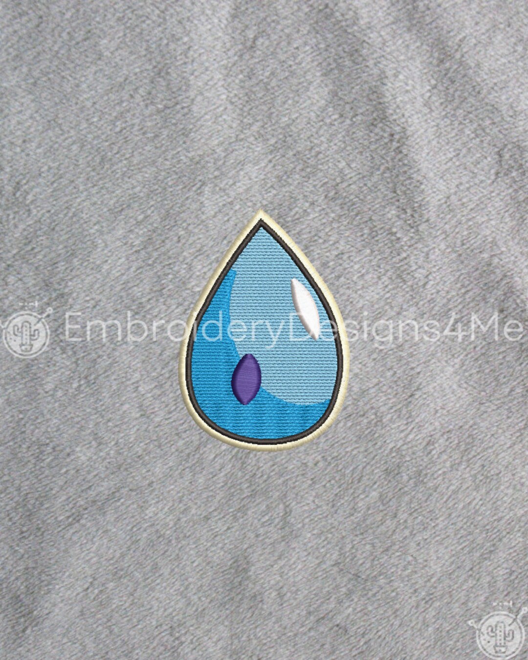 Gym Leader Cascade Badge Pokemon Kanto Anime Embroidery Design - Etsy