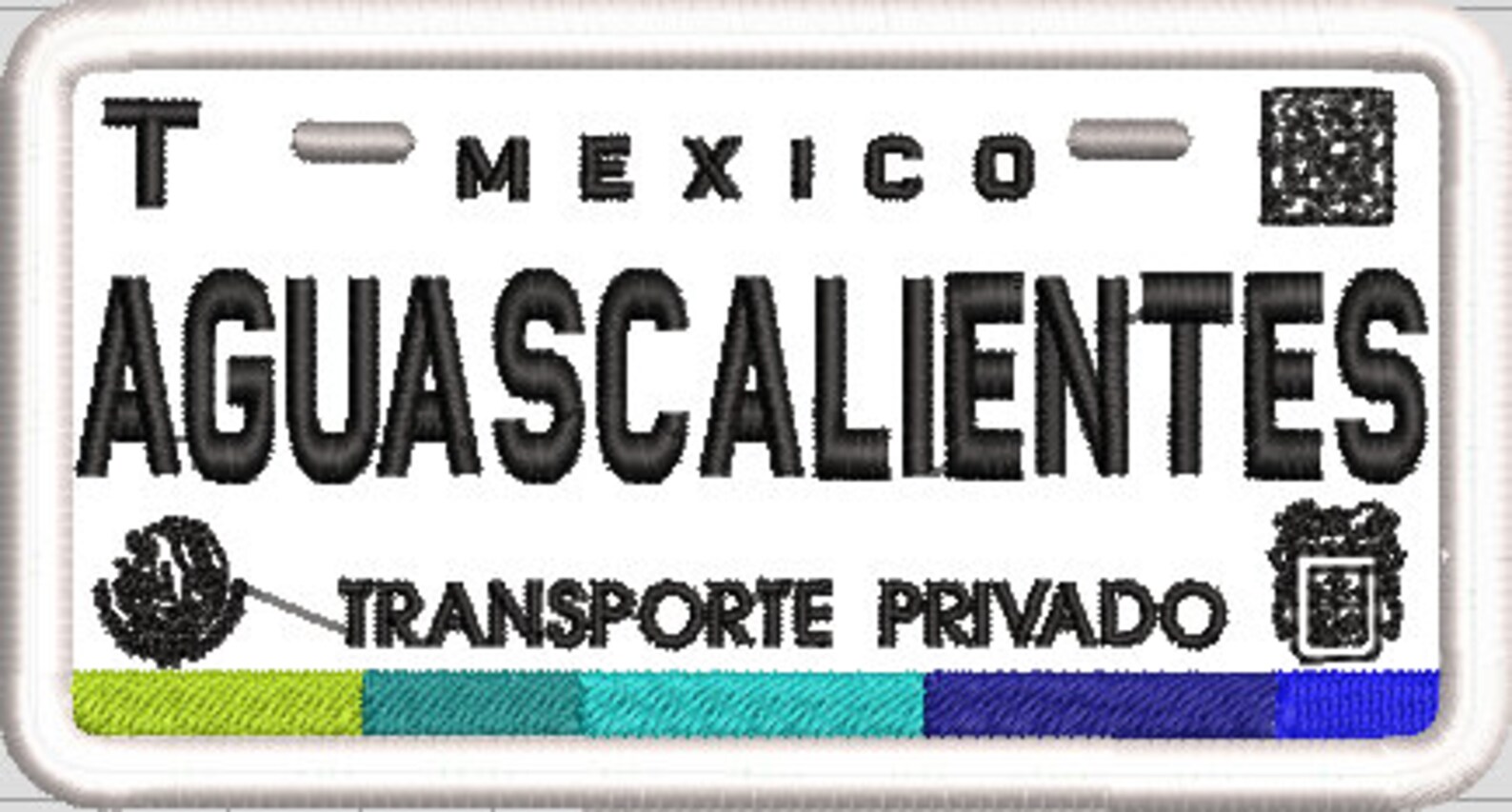 Aguascalientes Car Mexican License Driving Plate Mexico Placa ...