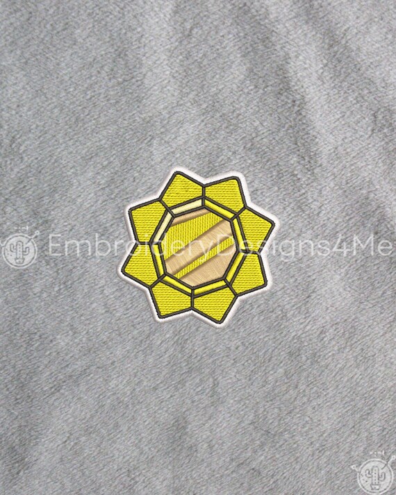 Gym Leader Thunder Badge Pokemon Kanto Anime Embroidery Design | Etsy