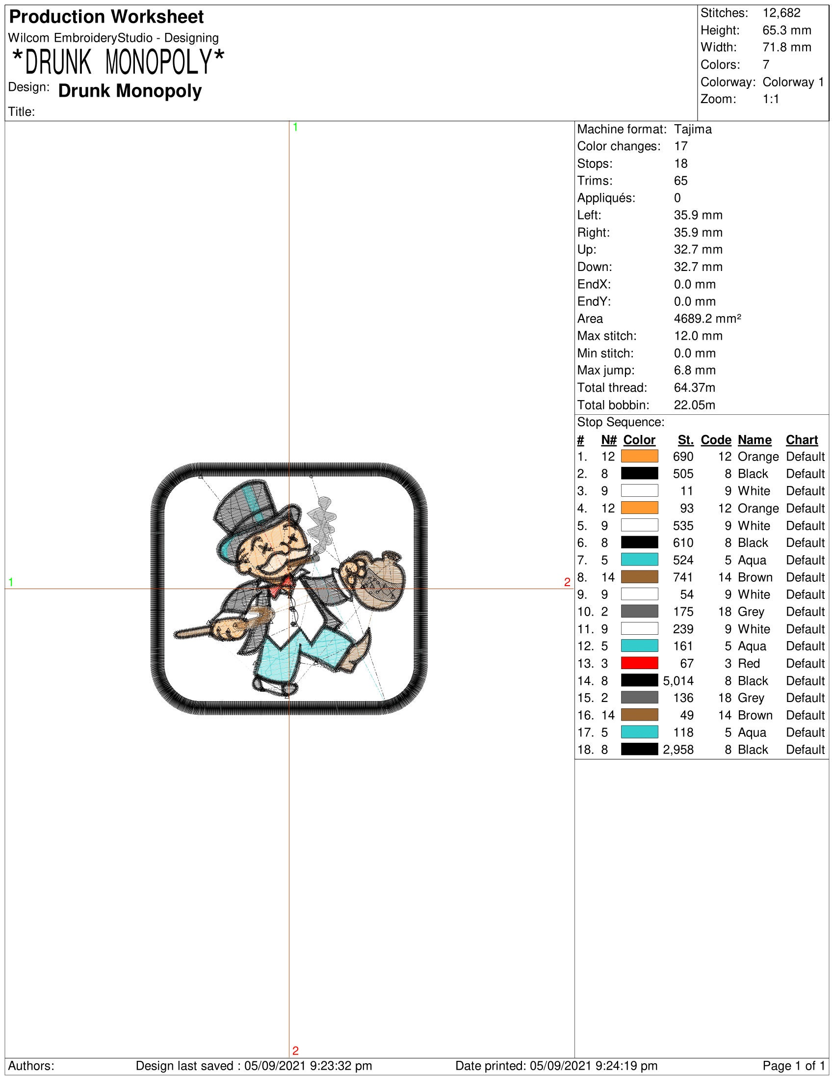 Mr Monopoly Man Drunk Embroidery Design - Etsy