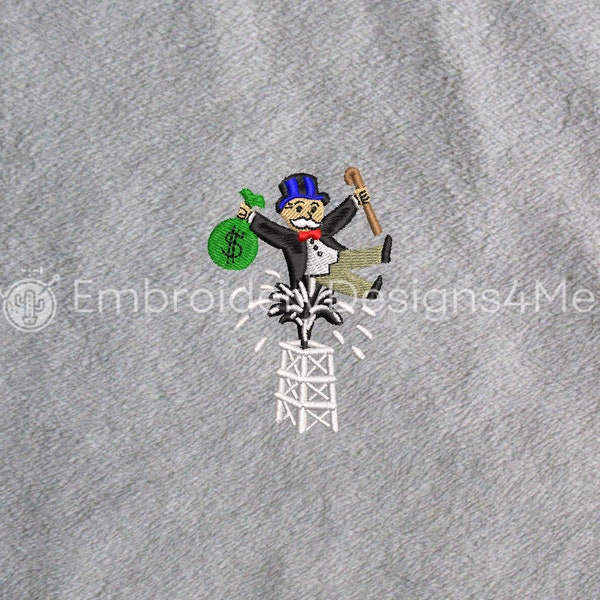 Oil Rig Embroidery - Etsy