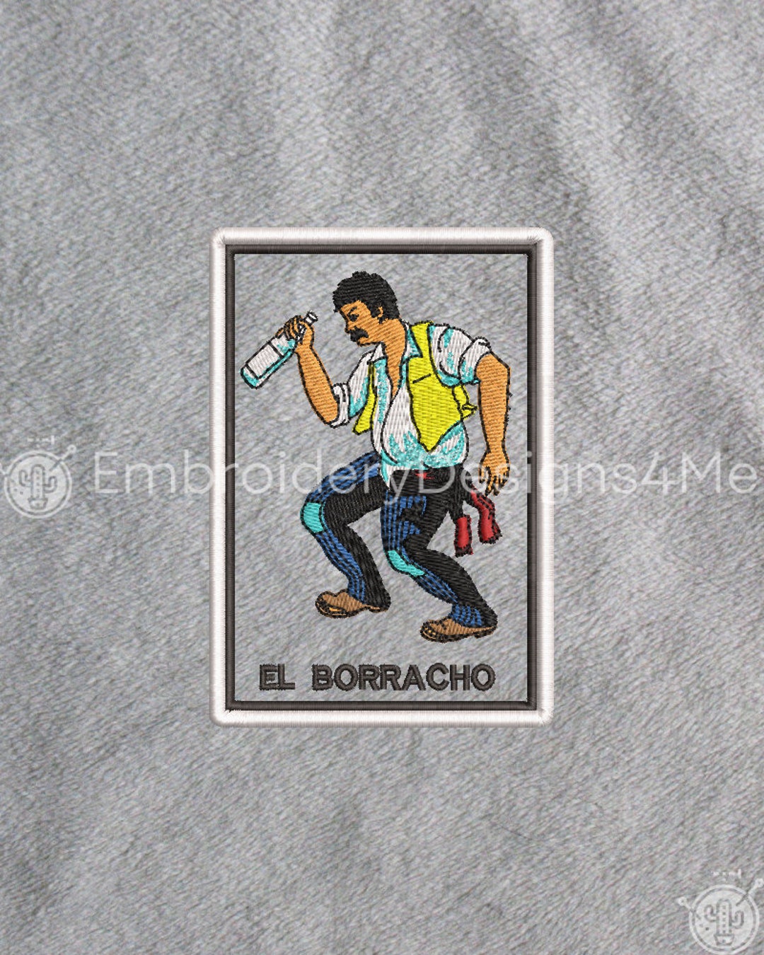 Loteria Mexicana El Borracho the Drunk Guy Mexican Bingo Lottery ...