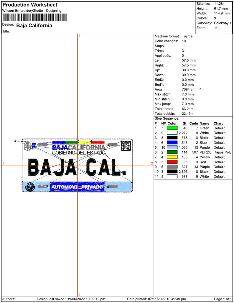 Baja California Car Mexican License Driving Plate Mexico Placa ...