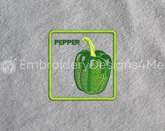 Pepper Embroidery - Etsy