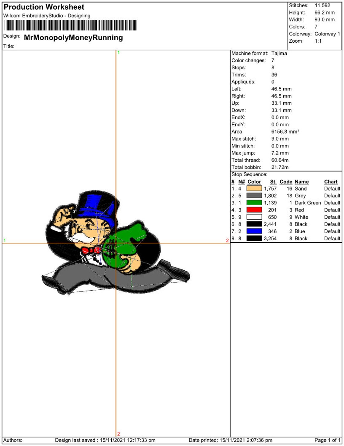 Mr Monopoly Man Running With Bag of Money Cash Embroidery Design - Etsy