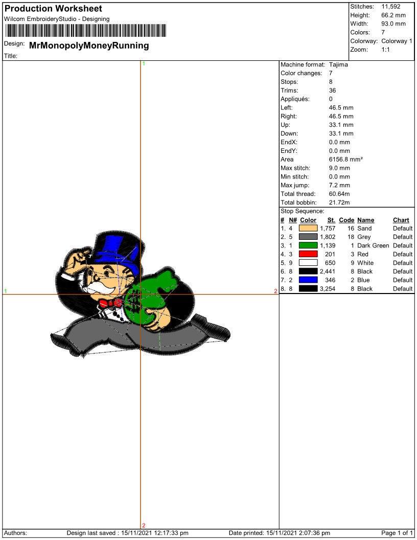 Mr Monopoly Man Running With Bag of Money Cash Embroidery Design - Etsy