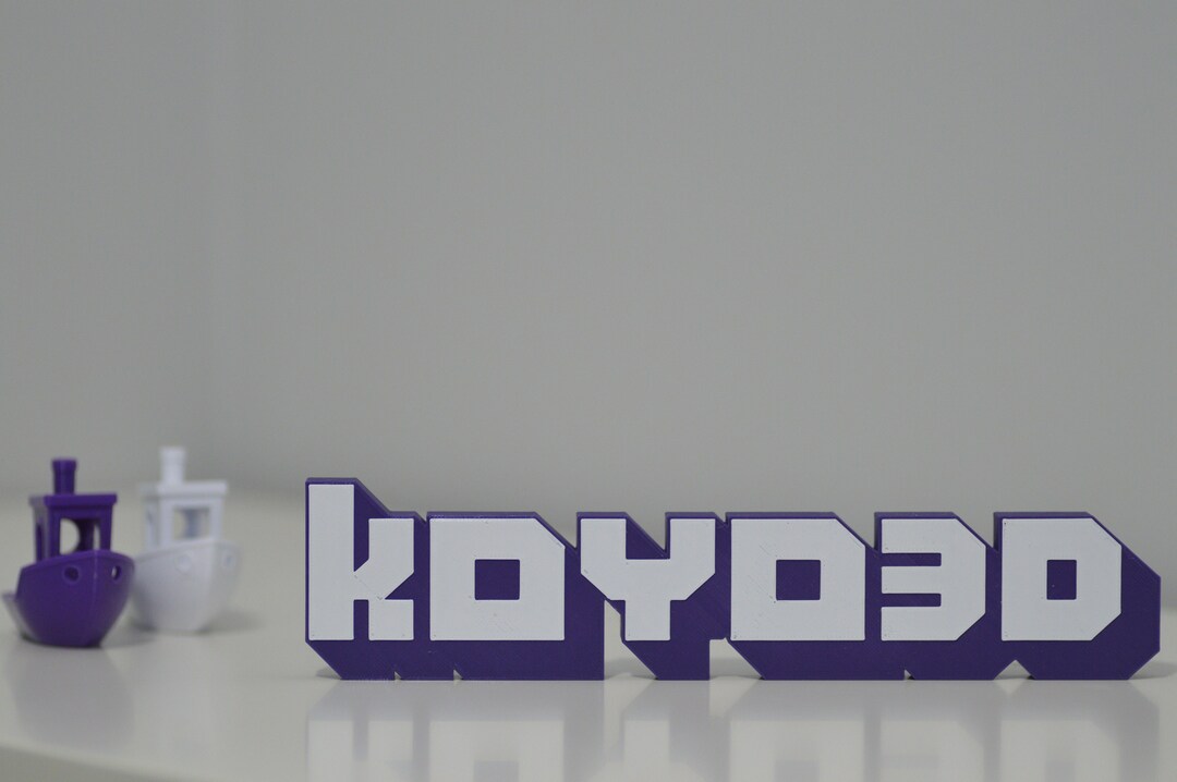 Twitch Name Logo Signs Custom 3d-printed Personalized Custom Multi ...