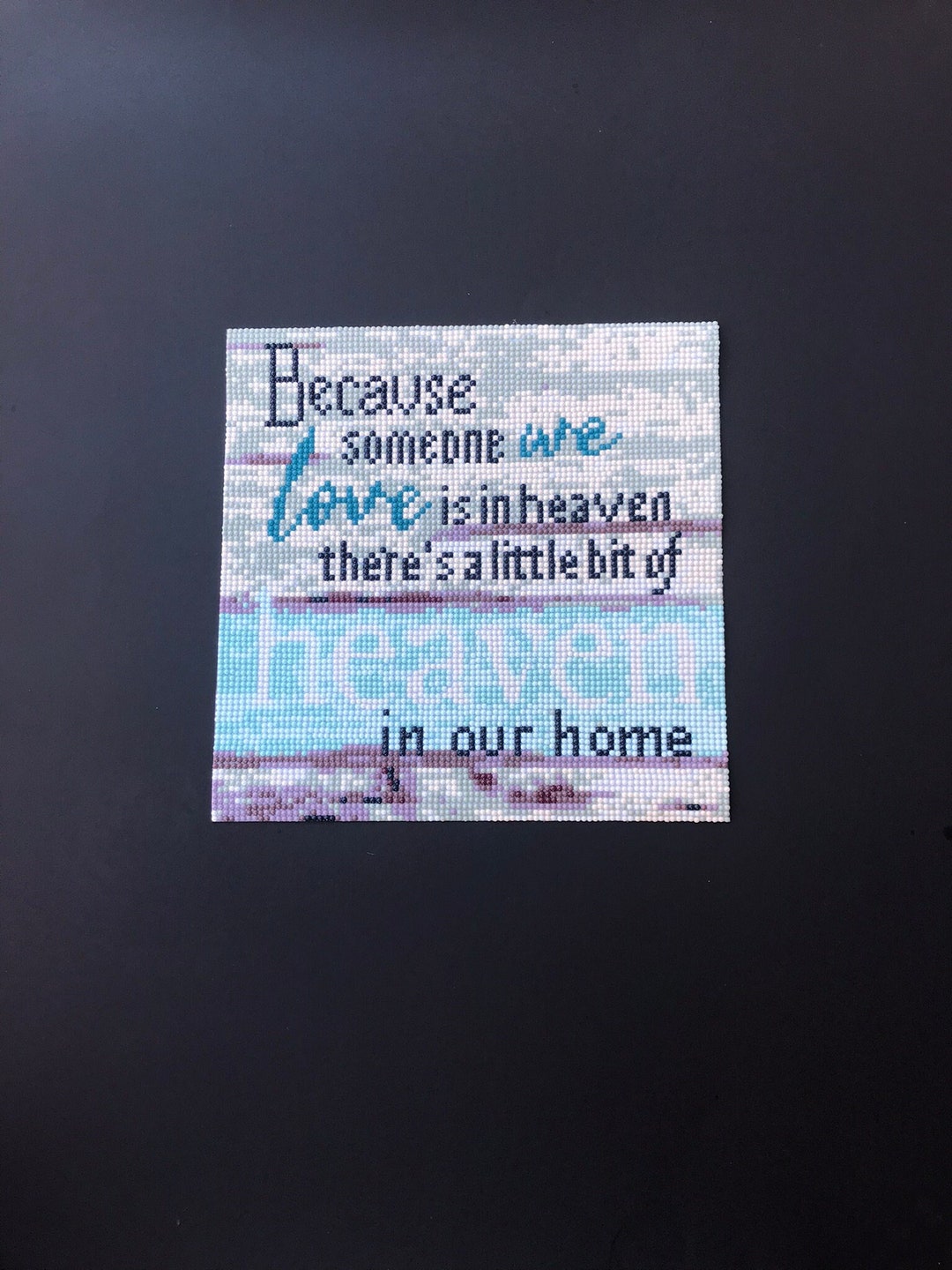 Heaven - Finished - Unframed - Free Shipping - Etsy