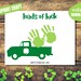 Loads of Luck Handprint | St Patricks Craft | St Patricks Printable ...
