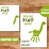 Dino-mite Handprint Father's Day Craft Dinosaur Printable Digital ...