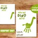 Dino-mite Handprint | Father's Day Craft | Dinosaur Printable | Digital ...