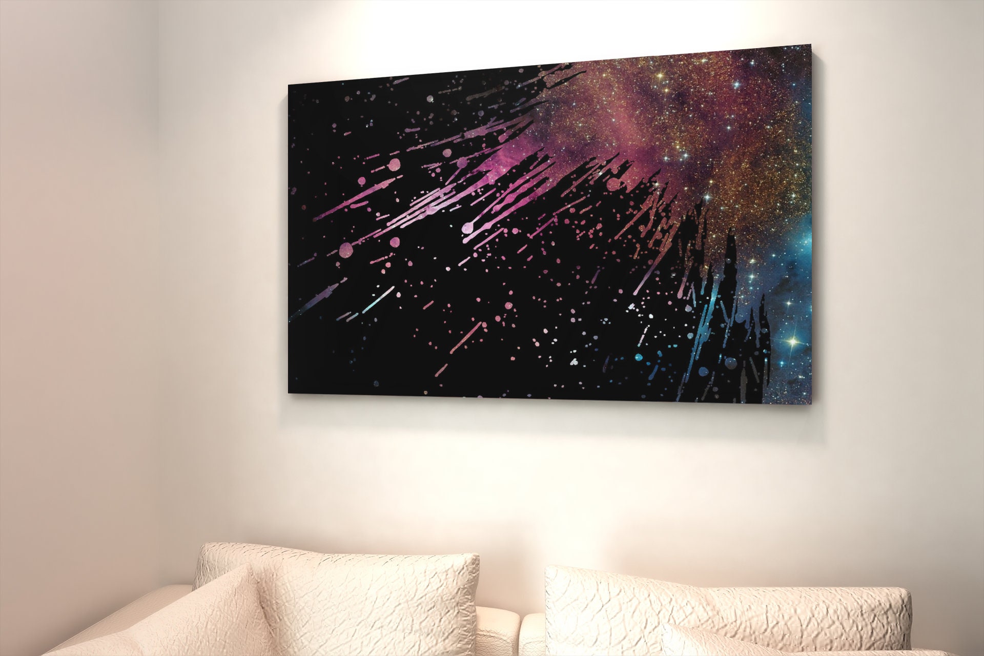 Supernova Paint Splatter Print / Starry Cosmic Spill Download / Fantasy ...