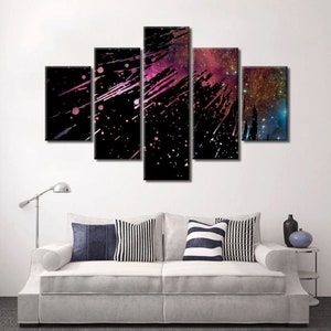 Supernova Paint Splatter Print / Starry Cosmic Spill Download / Fantasy ...