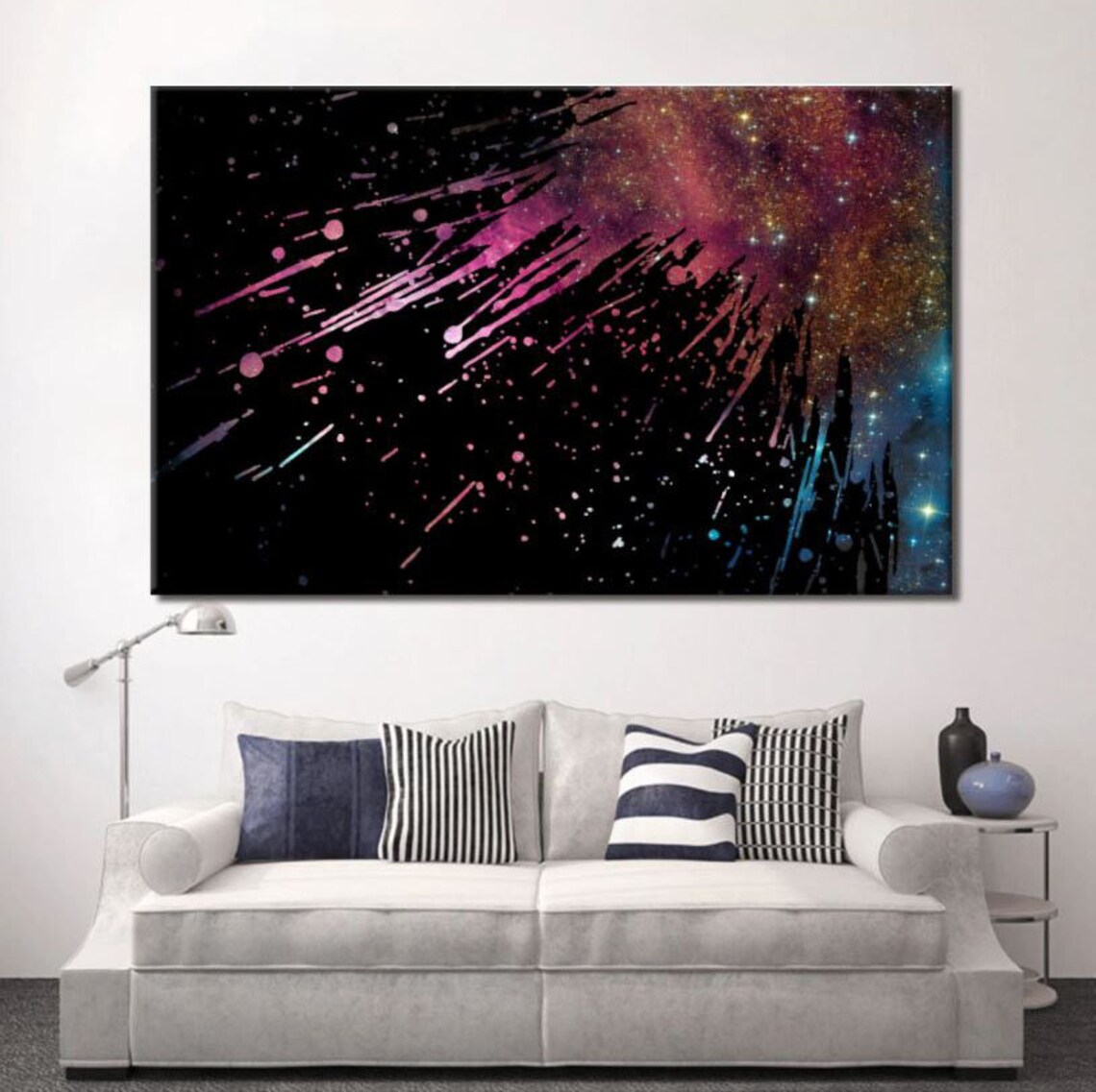 Supernova Paint Splatter Print / Starry Cosmic Spill Download / Fantasy ...