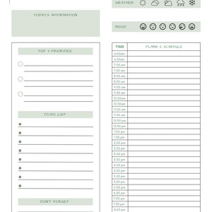 2023 Daily Planner Weekly Planner Digital Journal Digital - Etsy