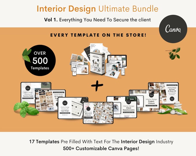 Interior Design New Business Bundle - Interior Design - Business ...