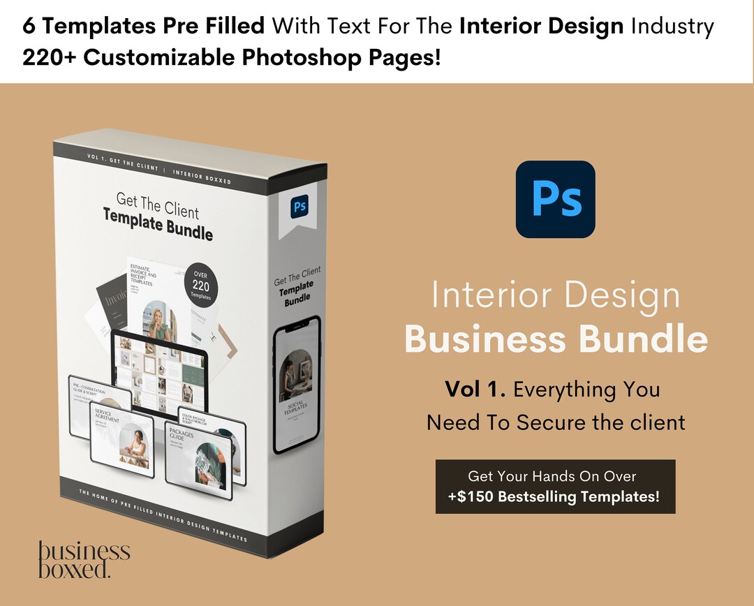220+ Interior Design Business Start up Templates Photoshop - Aesthetic ...