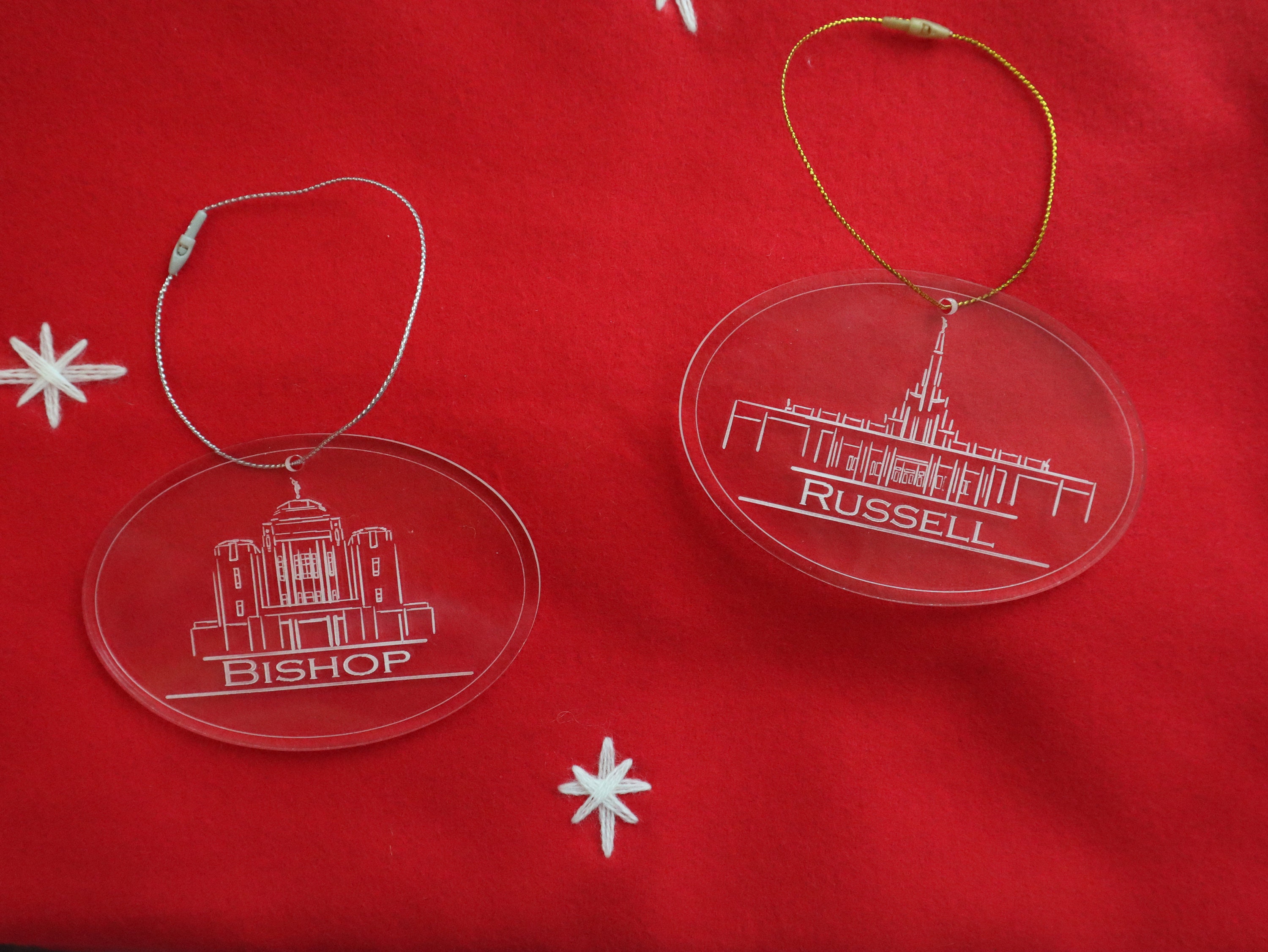 LDS Temple Art Ornament Tags Wedding Holiday Gift - Etsy