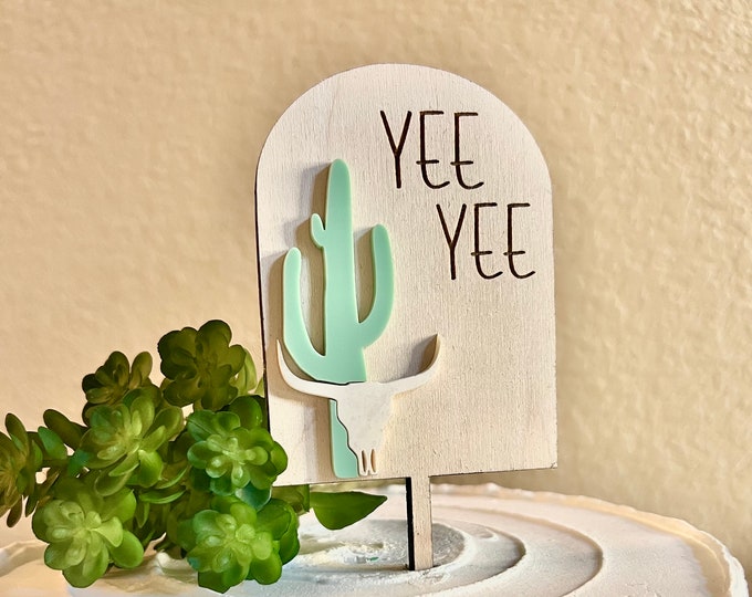 Cactus 225-777 Cake Topper - Etsy