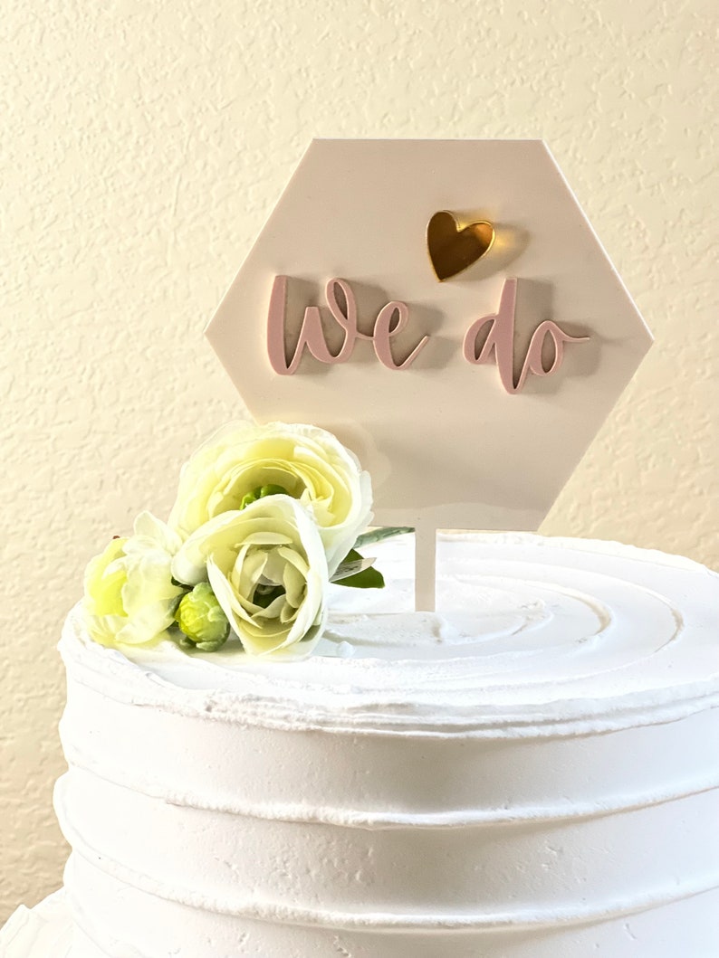 Wedding Cake Topper We Do Cake Topper Wedding Celebration Wedding Cake ...