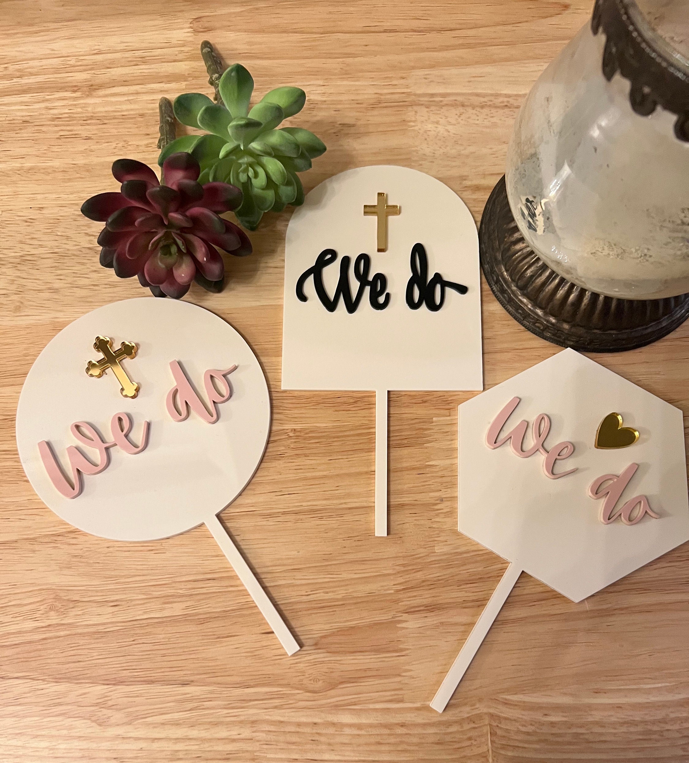 Wedding Cake Topper We Do | Cake Topper Wedding Celebration | Wedding ...