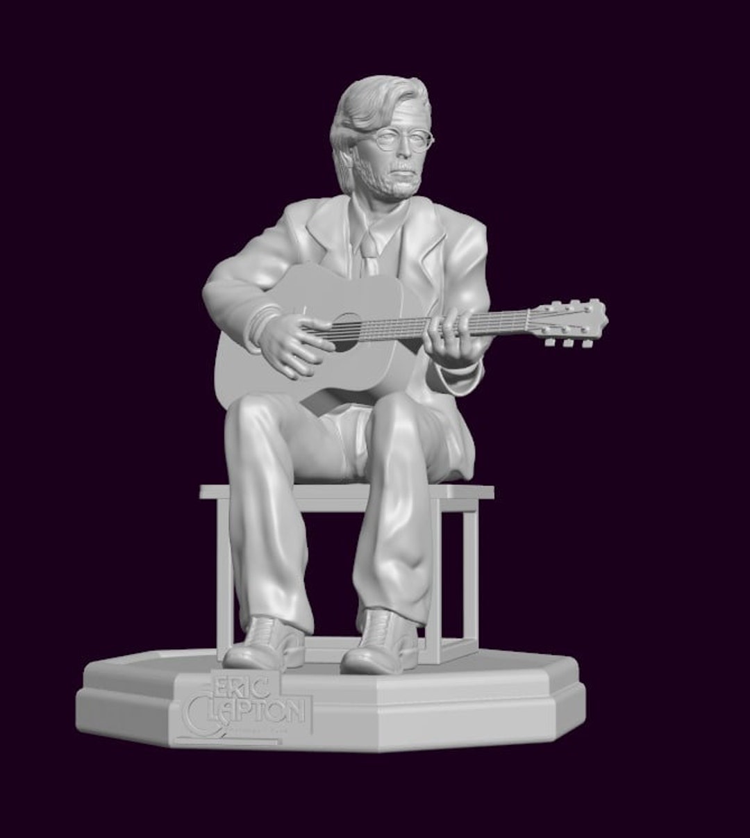 Eric Clapton 3D Model for Printing Guitar Icon Eric Clapton - Etsy