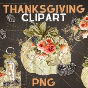 Thanksgiving Clipart, Fall Clipart, Autumn Clipart, Harvest Clipart ...