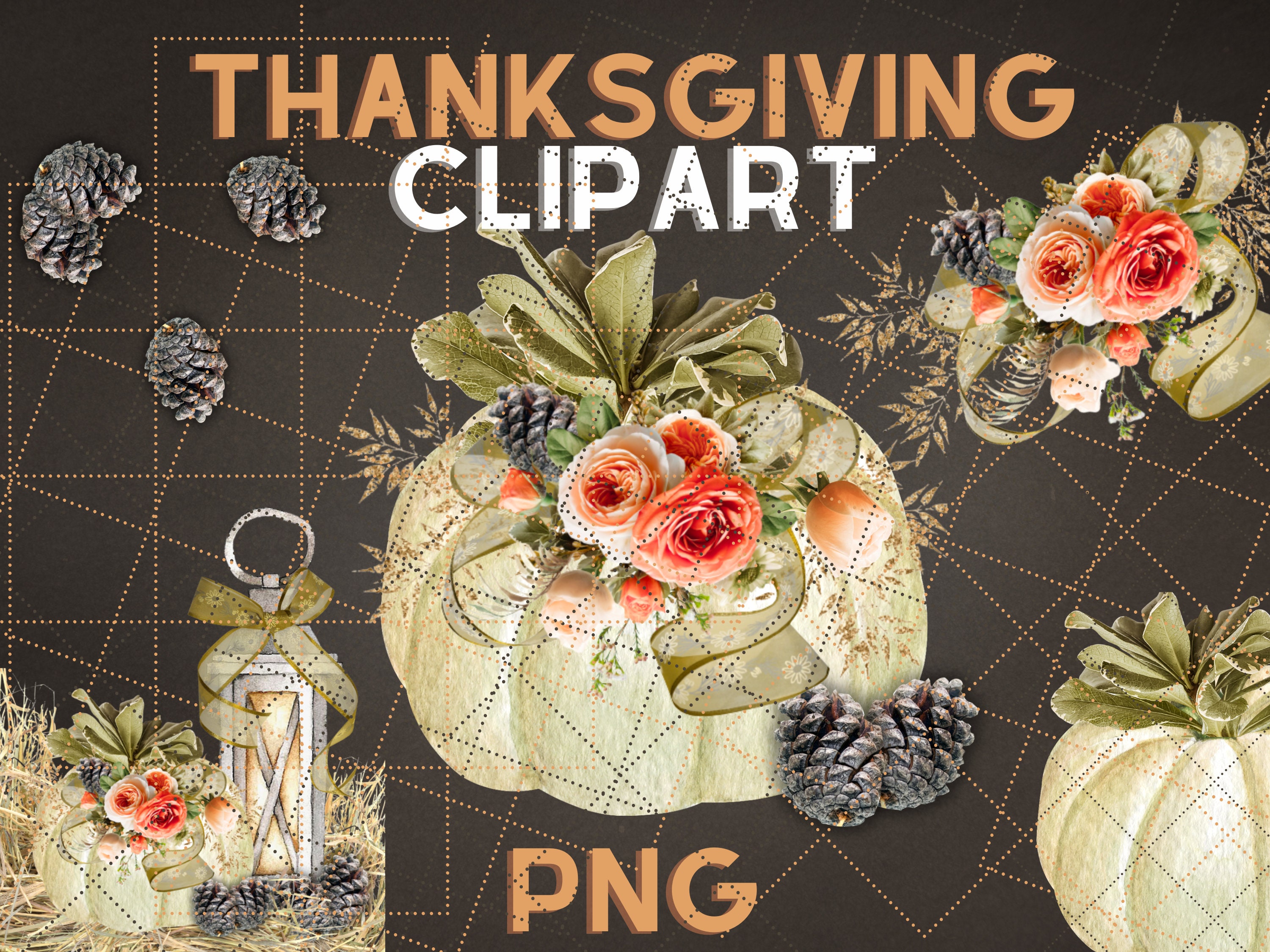 Thanksgiving Clipart, Fall Clipart, Autumn Clipart, Harvest Clipart ...