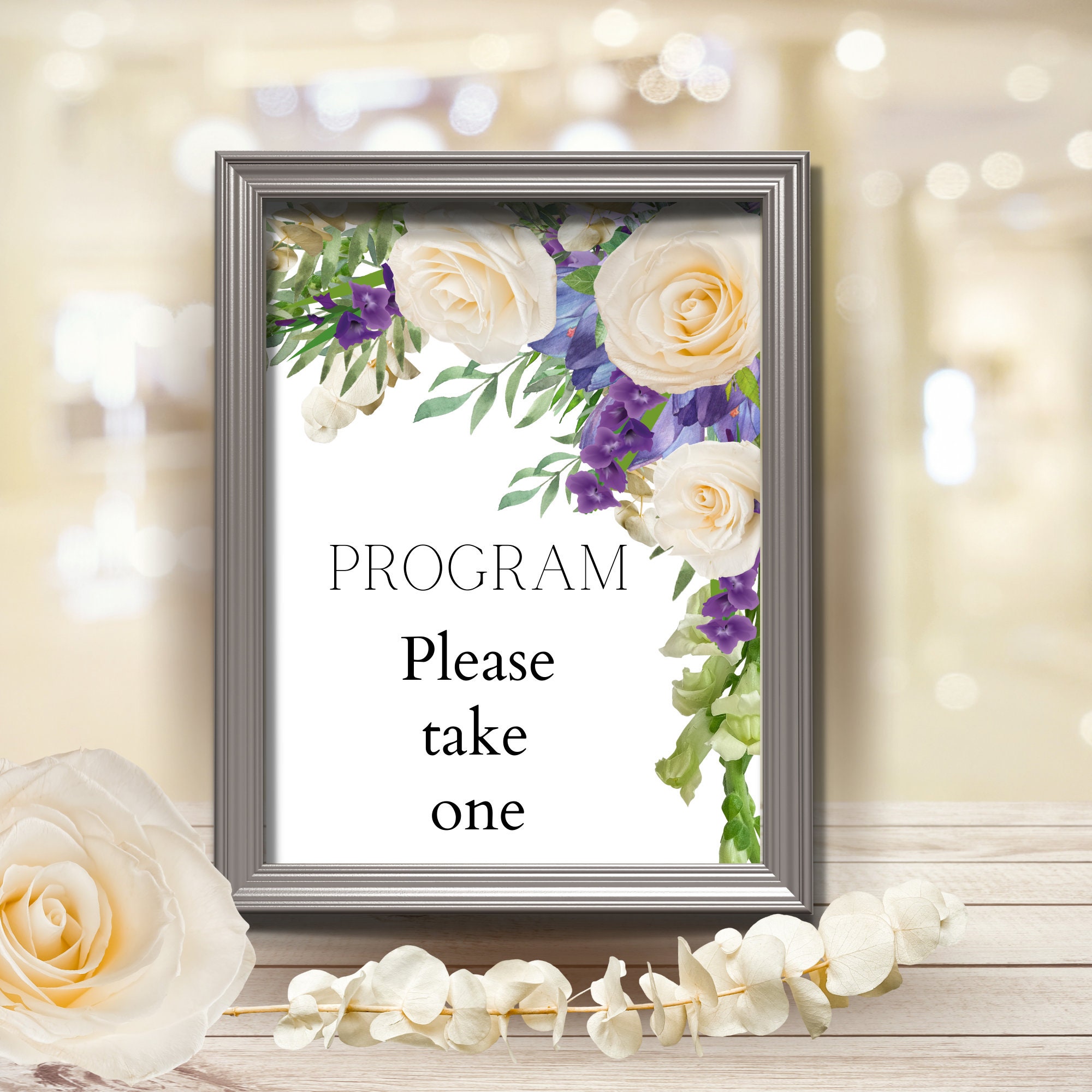 Funeral Program 5x7 Funeral Celebration of Life Editable Printable With ...