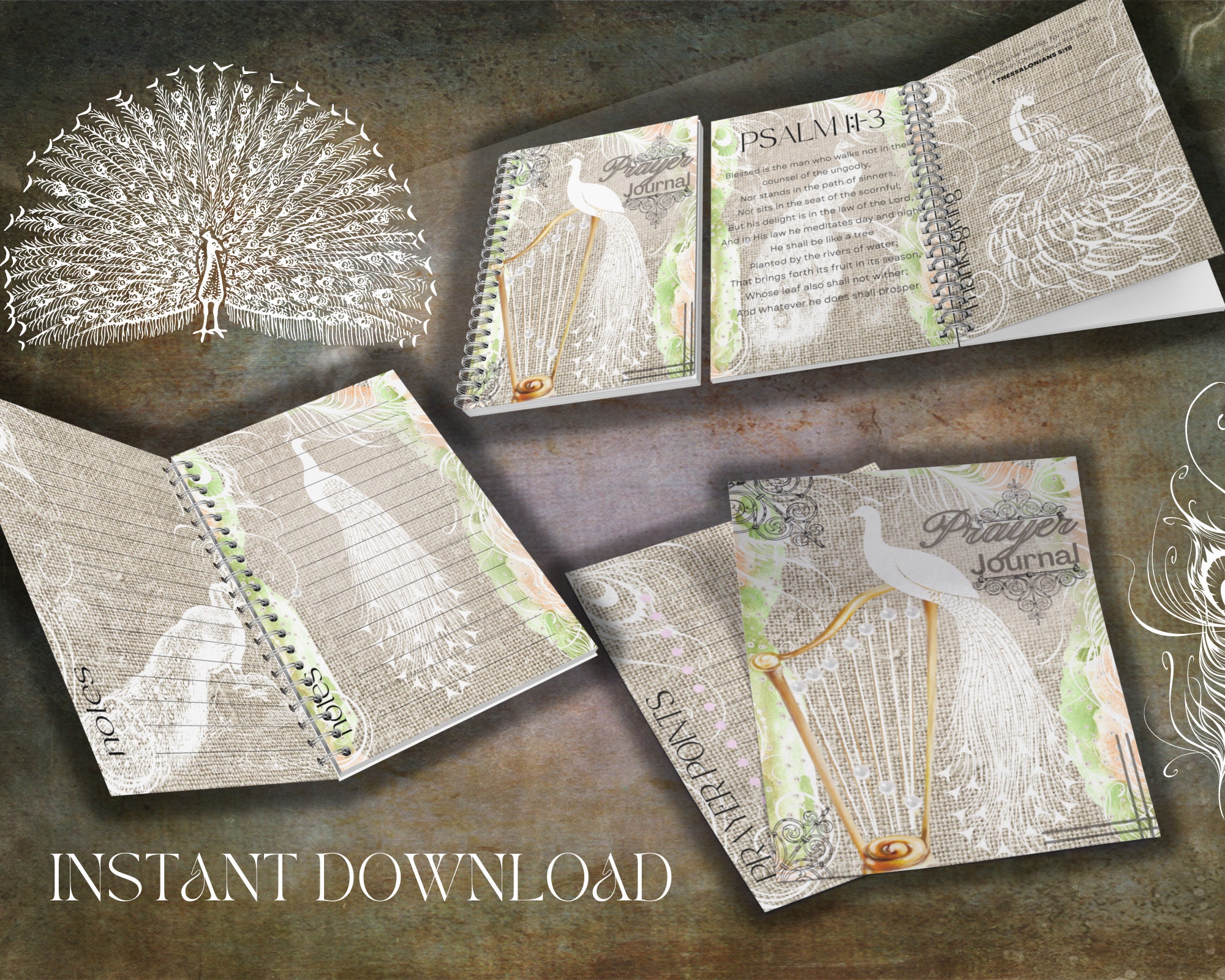 20 Page Printable Prayer Journal, Prayer Journal, Faith Journal ...